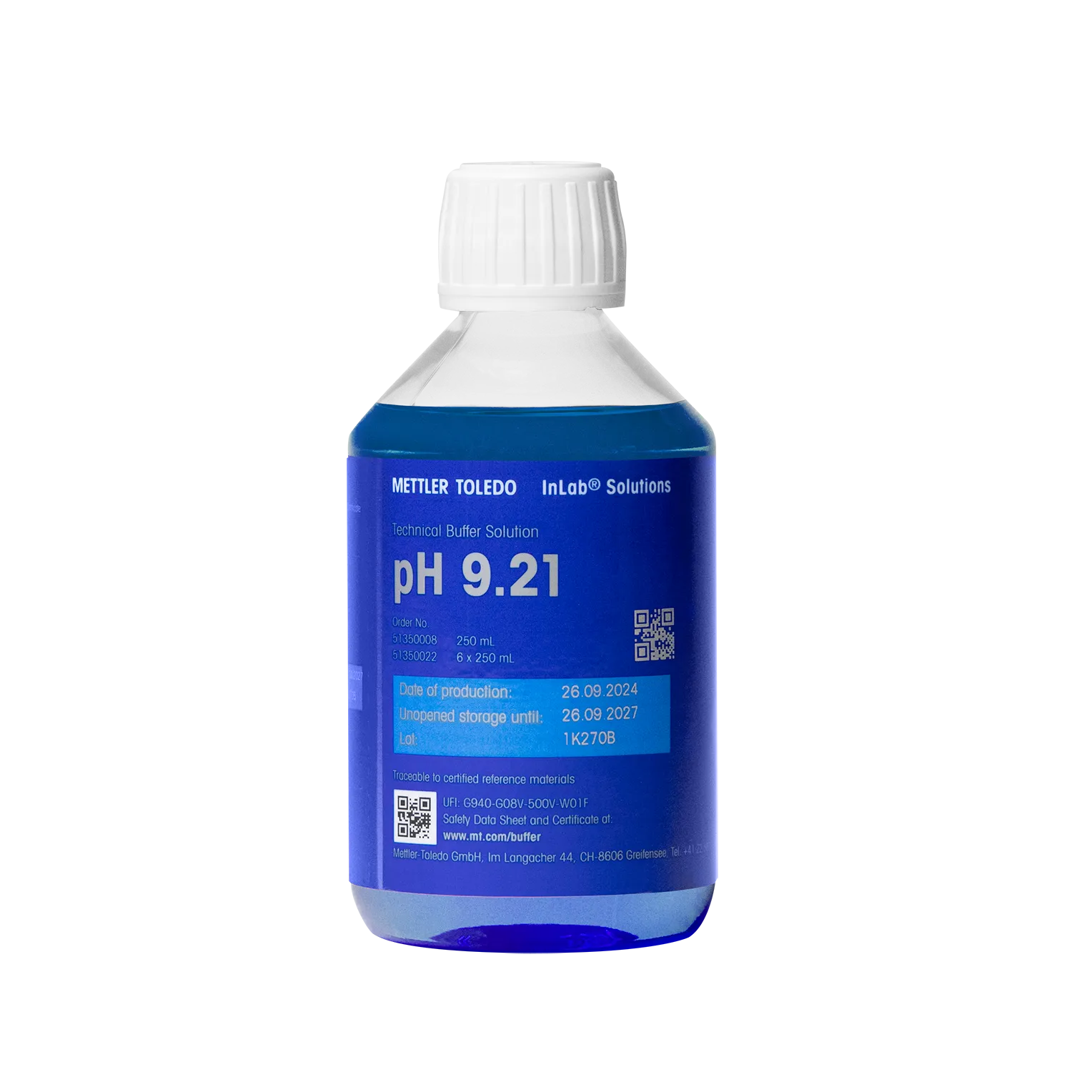 Buffer Solution pH 9.21