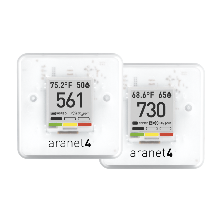 Aranet Two Room CO2 Monitor Set